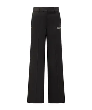 Off-white Straight Leg Pants For Women