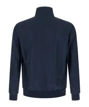 Kiton Stand-collar Casual Jacket - Black