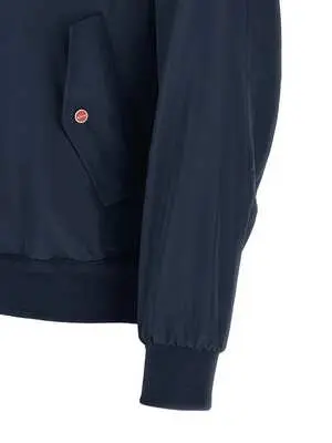 Kiton Stand-collar Casual Jacket - Black
