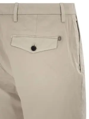DONDUP Manheim Gabardine Bermuda Shorts - Nude
