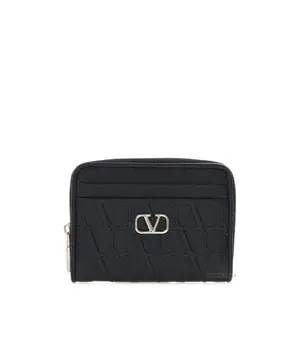 Valentino Garavani Vlogo Signature Zip-up Wallet