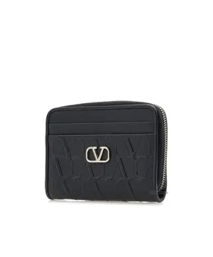 Valentino Garavani Vlogo Signature Zip-up Wallet