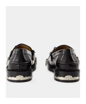 Toga Square-toe Embellished Loafers