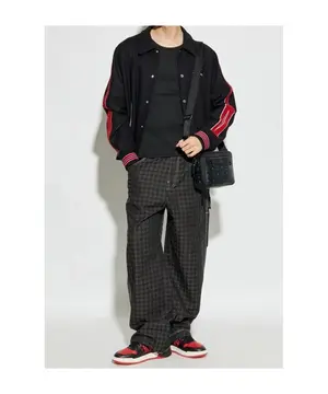 Amiri Ma Quad Checked Trousers