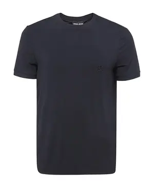Giorgio Armani Logo Embroidered Crewneck T-shirt