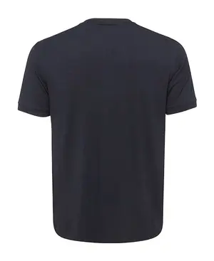 Giorgio Armani Logo Embroidered Crewneck T-shirt