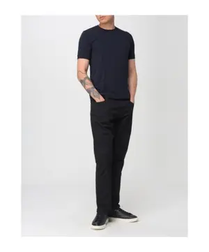 Giorgio Armani Logo Embroidered Crewneck T-shirt