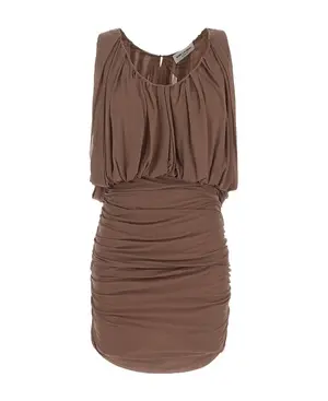 Saint Laurent Gathered Dresses