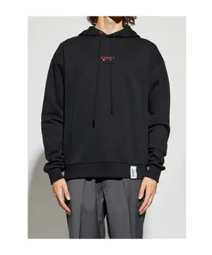 Iceberg Logo Embroidered Hooded Sweatshirt
