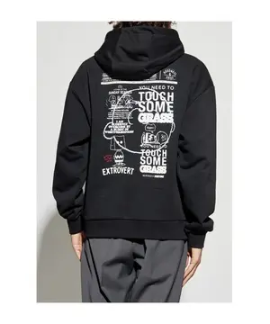 Iceberg Logo Embroidered Hooded Sweatshirt