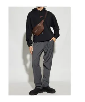 Iceberg Logo Embroidered Hooded Sweatshirt