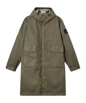 Stone Island Hooded Parka Coat