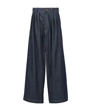 Box Pleat Jeans For Women