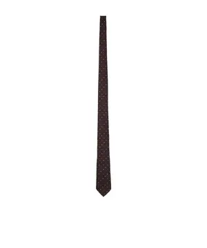 Paul Smith Polka-dot Satin Tie - Black