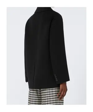 Max Mara Lukas Double-breasted Tailored Blazer - Black