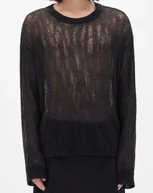 ANN DEMEULEMEESTER Joas Comfort Crew Neck Sweater