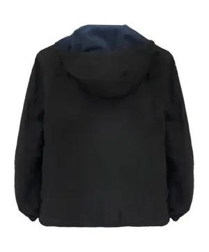Prada Triangle Logo Hooded Zip-up Jacket