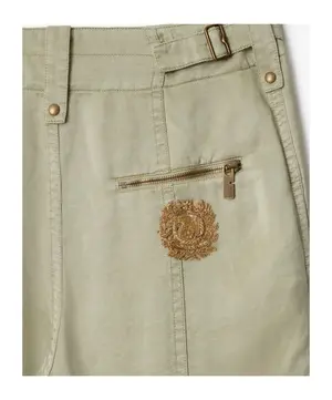 Burberry Tapered-leg Zip Detailed Trousers - Skylark