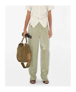 Burberry Tapered-leg Zip Detailed Trousers - Skylark