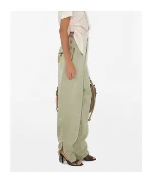 Burberry Tapered-leg Zip Detailed Trousers - Skylark
