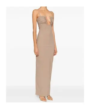 Christopher Esber Ruched Midi Dress