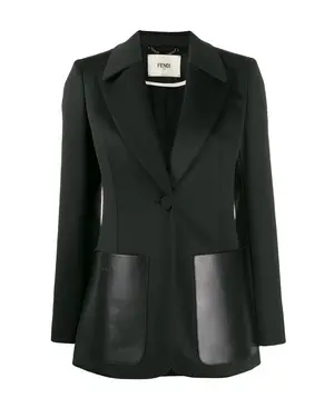 Fendi Ff Motif Stripe Blazer
