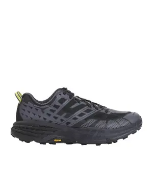 Hoka One One Speedgoat 2 Lace-up Sneakers - Black