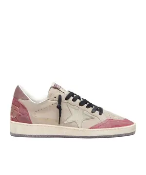Golden Goose Pink Glitter Sneakers For Women