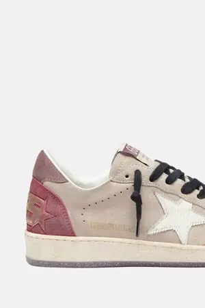 GOLDEN GOOSE Ball Star Distressed Low-tops - Nude