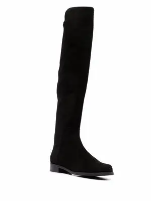 STUART WEITZMAN Knee-high Suede Boots - Black