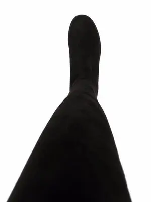 STUART WEITZMAN Knee-high Suede Boots - Black