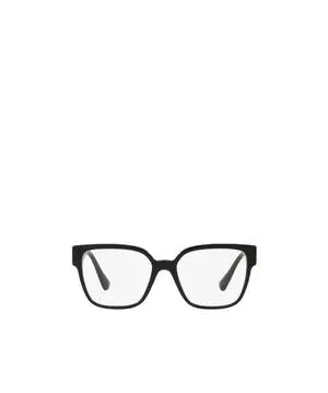 Versace Medusa Charm Square Frame Eyeglasses - White
