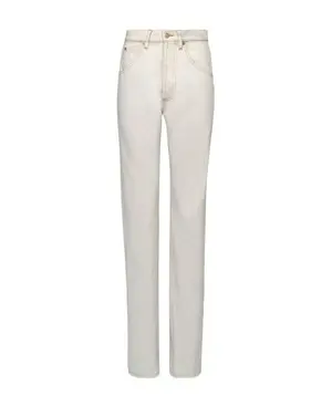 MAISON MARGIELA Memory Of Jeans" With Asymmetrical Rear Pocket - White