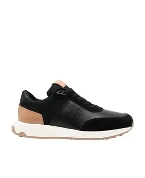 TOD'S Panelled Lace-up Sneakers - Black