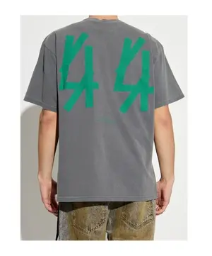 44 LABEL GROUP Logo T-shirt - Gray