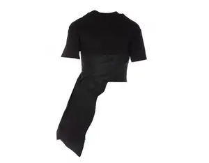 Alexander McQueen Asymmetrical Ruched T-shirt