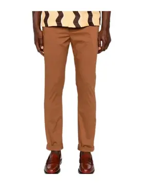 DONDUP Belt Loop Trousers - Brown