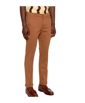 DONDUP Belt Loop Trousers - Brown