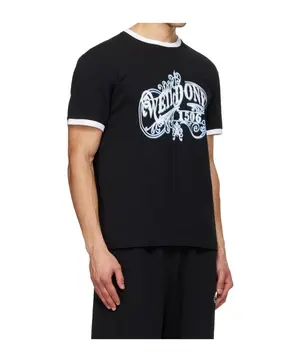 We11Done Retro Logo Crew Neck T-shirt