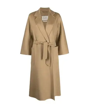 Max Mara Belted Long-sleeved Coat - No