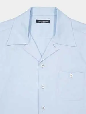 Dolce & Gabbana Dolce Gabbana Collared Short-sleeve Shirt - Blue
