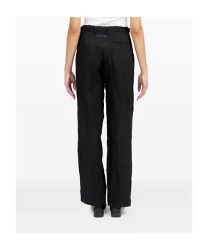 MAISON MARGIELA Single-stitch Logo Flared Trousers