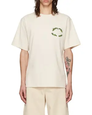 Burberry Logo Embroidered Crewneck T-shirt