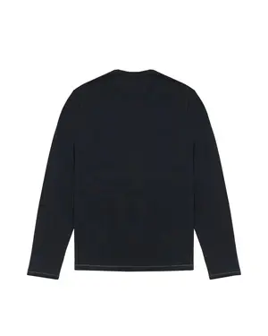 Emporio Armani T-shirt With Round Neck And Long Sleeves