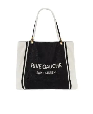 Saint Laurent Rive Gauche Towel Tote Bag