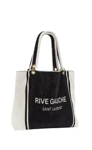 Saint Laurent Rive Gauche Towel Tote Bag