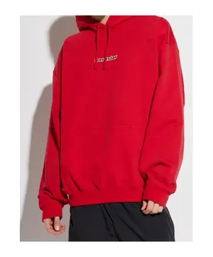 Vetements Long-sleeved Hooded Sweatshirt With Logo