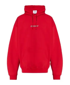 Vetements Long-sleeved Hooded Sweatshirt With Logo