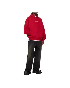 Vetements Long-sleeved Hooded Sweatshirt With Logo