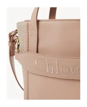 Chloé Small Sense Tote Bag - Nude